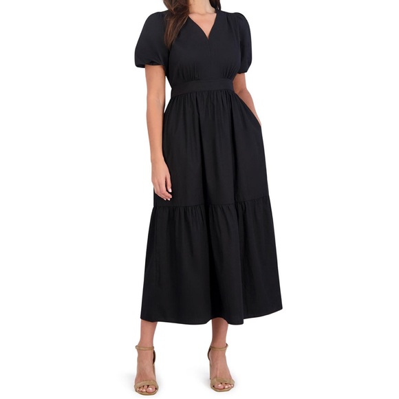 French Connection | Dresses | French Connection Ladies Puff Sleeve Maxi ...